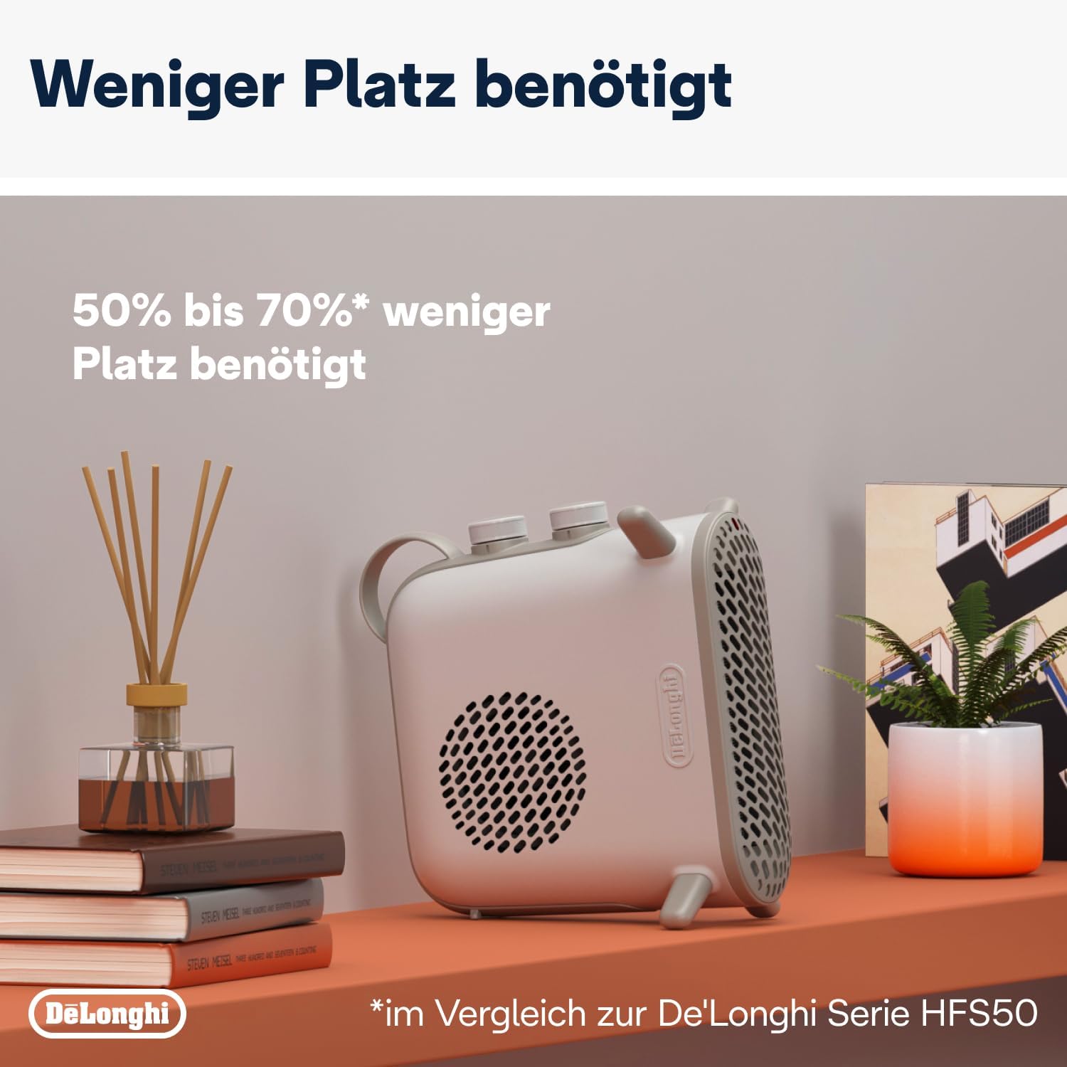 قیمت و خرید بخاری برقی دلونگی Capsule Desk مدل HFS70B20.WH - مناسب برای ...